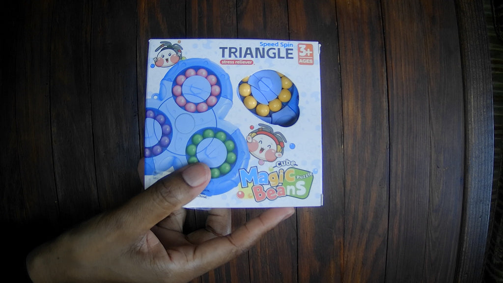 Rotating Magic Beads Triangle Puzzle – Mind Full Enjoyments